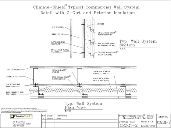 Architectural Details / Specifications - Wood Decking and Rain Screen