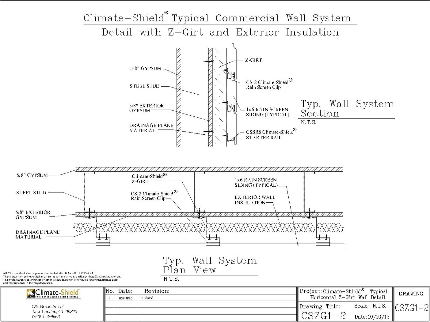 Architectural Details / Specifications - Wood Rainscreen