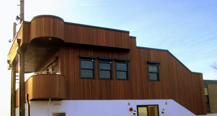 New Vertical Wood Rainscreen Siding Starter Rail