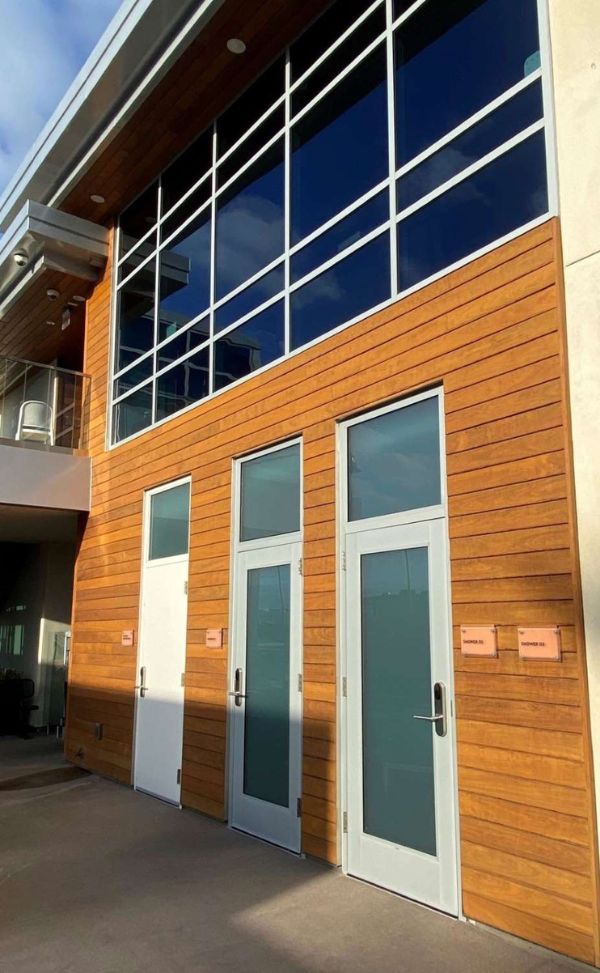 Have Luxury? Will Travel! RV Park Ipe Wood Siding Design