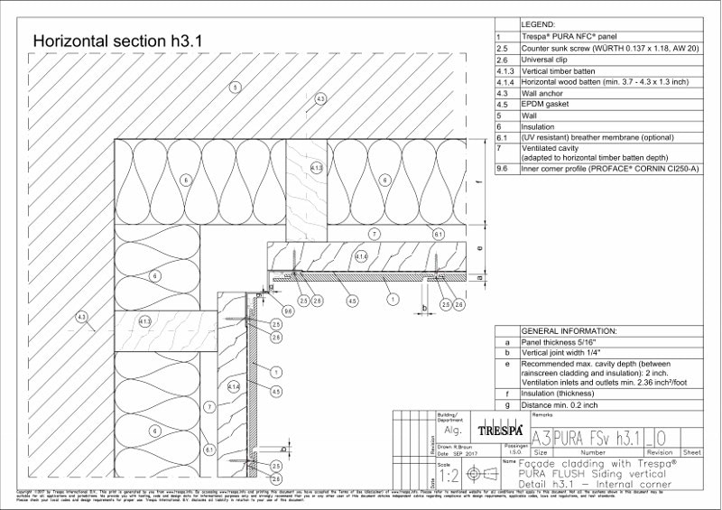 Trespa Pura Siding for Architects - Vertical Cladding Details