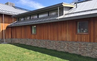 New Vertical Wood Rainscreen Siding Starter Rail