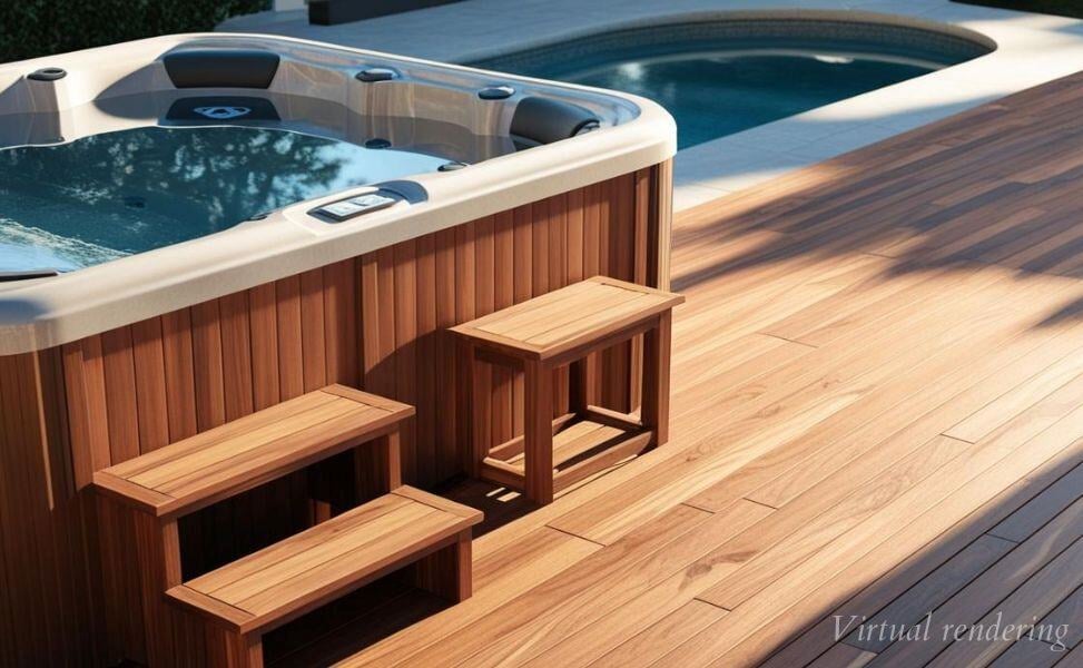 13 Deck Designs with Hot Tubs So Hot They're Cool